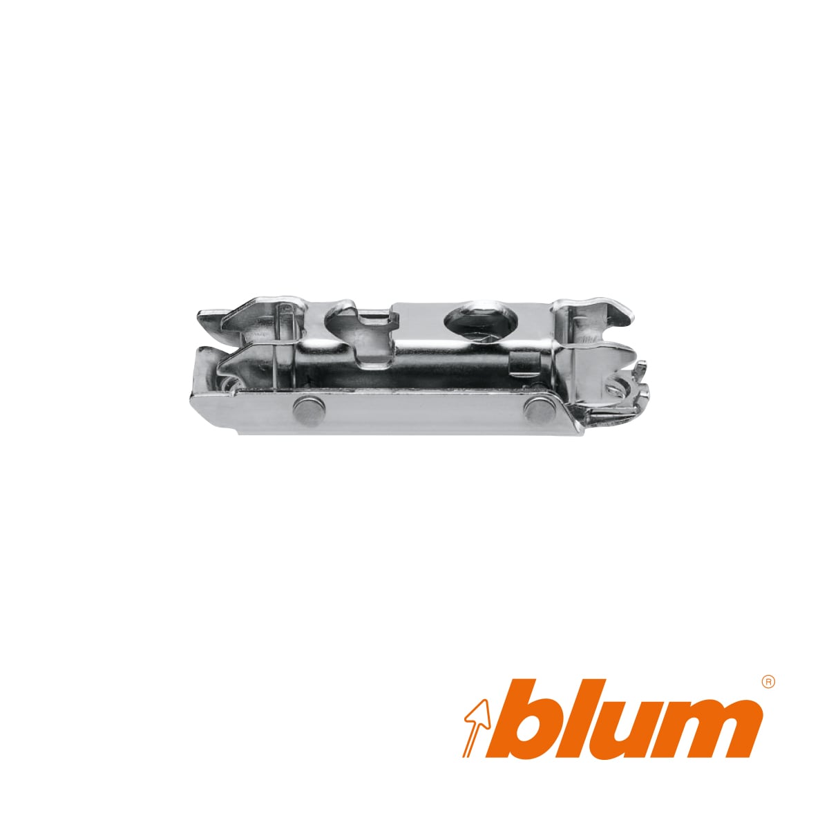Base Recta Acero Clip Top 0Mm Con Excentrica Tornillo Blum R.175H3100