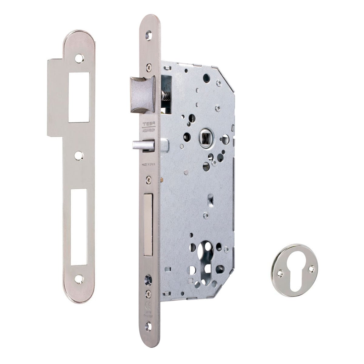 Tesa Lock Antip.4030F.50 Inox N.8 P.Rouge.Rev.