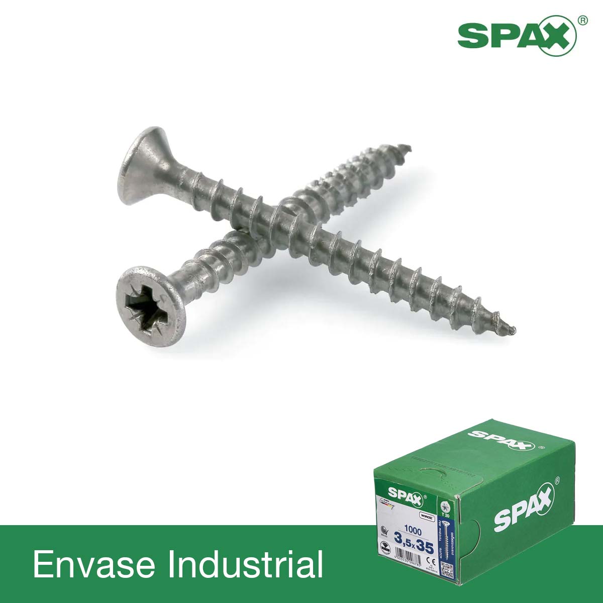 POZIDRIVE - Tornillos SPAX cabeza plana zincados | Mengual