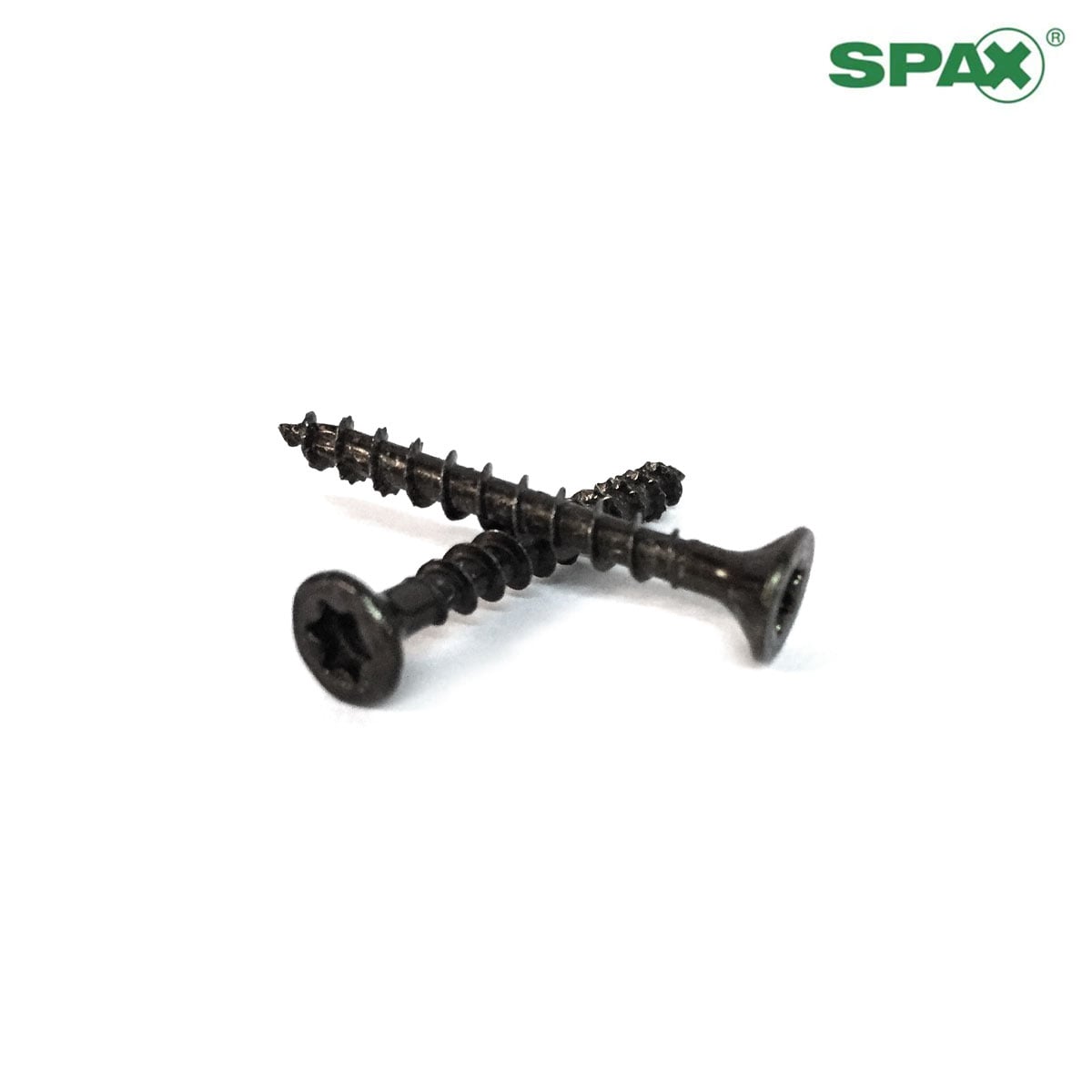 TORX - Tornillos SPAX de cabeza plana negros | Mengual
